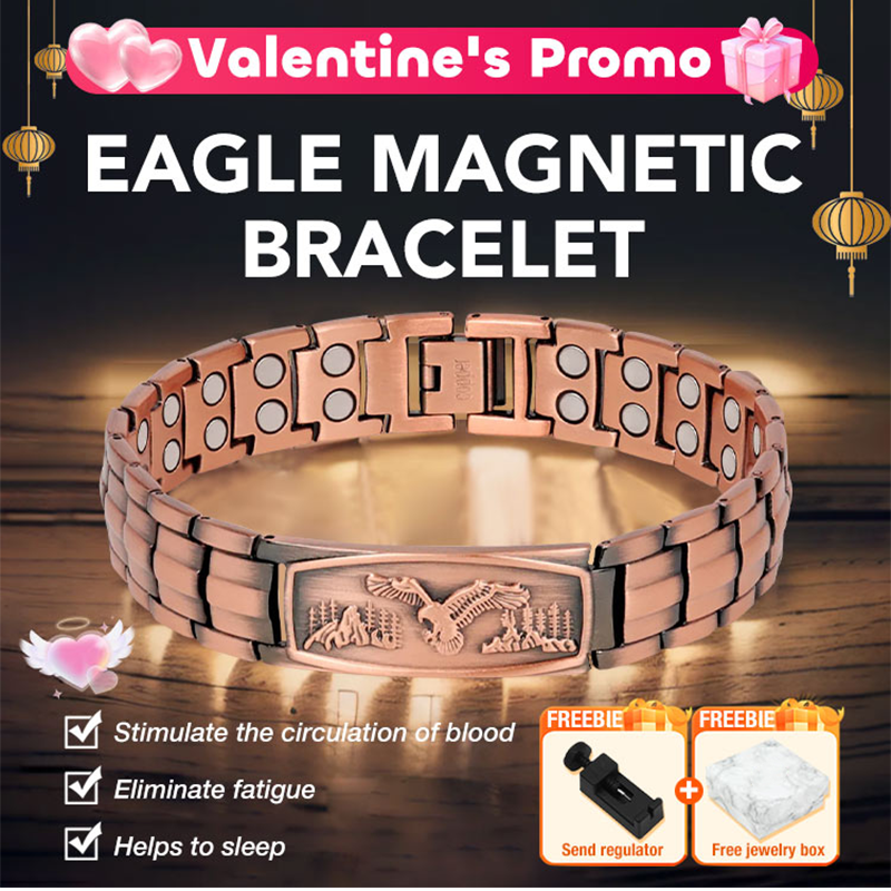 Men's Magnetic Bracelet with Eagle Pattern – aiyoumoi